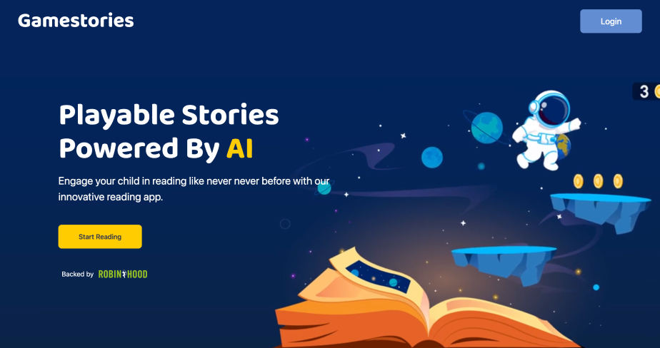 Gamestories- Playable Stories, Powered by A.I. (Ages 7-13)